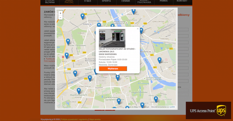 Na czym polega usługa UPS Access Point ? Tanie przesyłki.